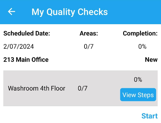 Scan to Inspect with Quality Checks – Janitorial Manager