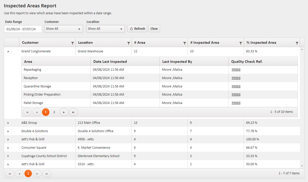 Quality Check Reports – Janitorial Manager