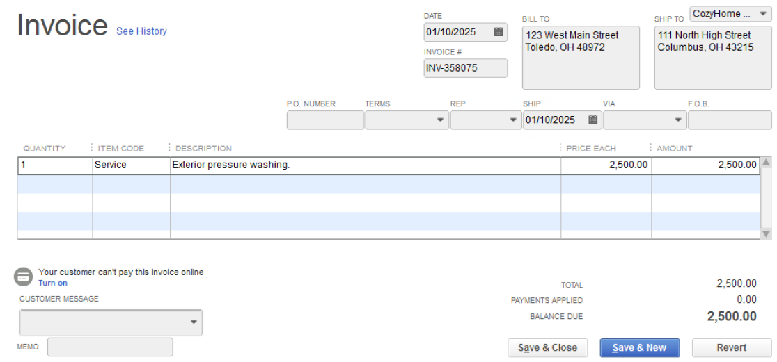 Importing Work Order Invoices in QuickBooks Desktop – Janitorial Manager