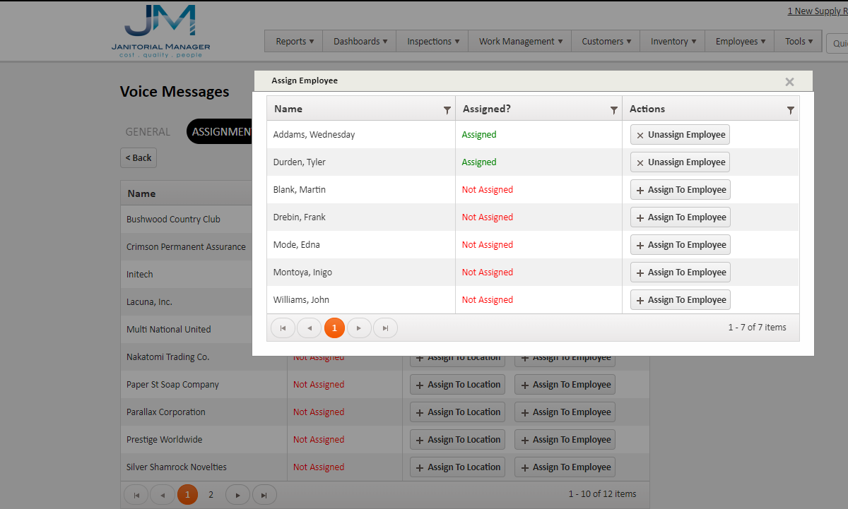 Personalized Voice Messages – Janitorial Manager
