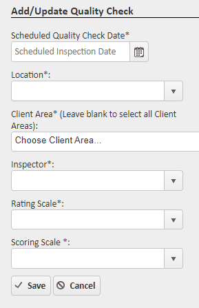 Scheduling Quality Checks – Janitorial Manager